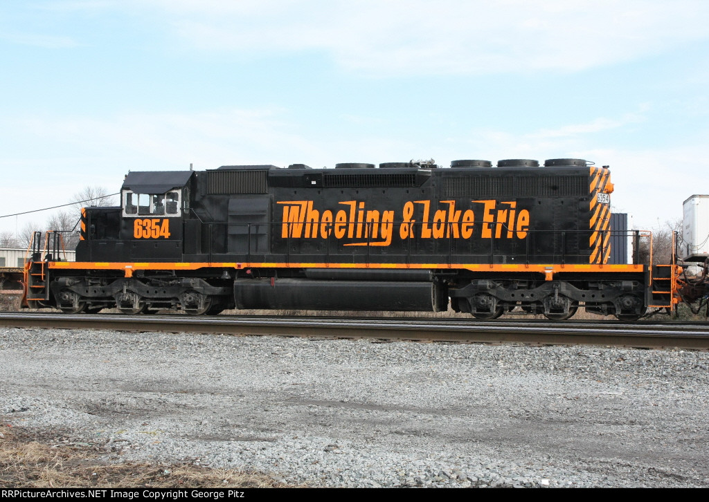 WE 6354 at Bay View yard